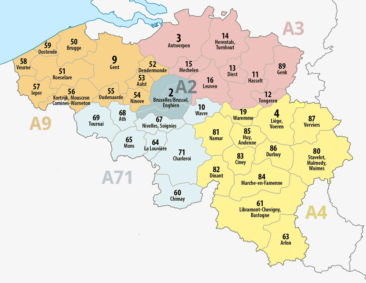 Service areas in Belgium – Citymesh
